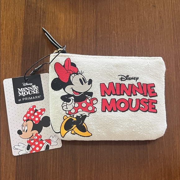 Disney | Accessories | Disney Minnie Mouse Zippered Coin Purse Pouch ...